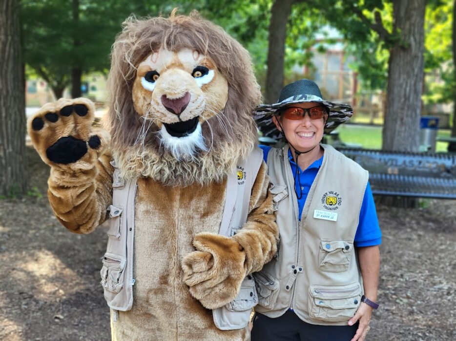 Henry The Lion & Handler - Henry Vilas Zoo