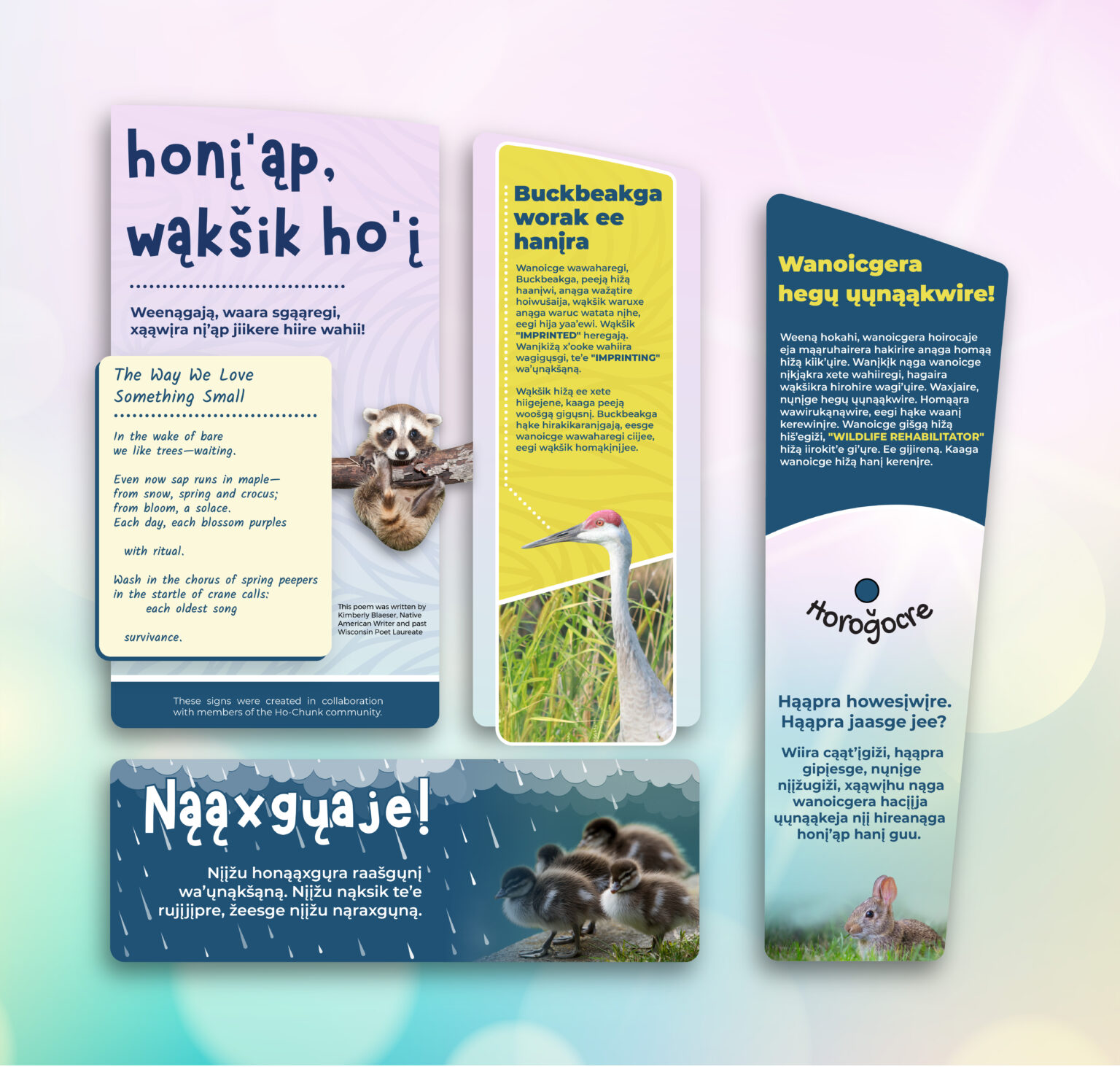 Ho-Chunk Prairie Signs - Henry Vilas Zoo